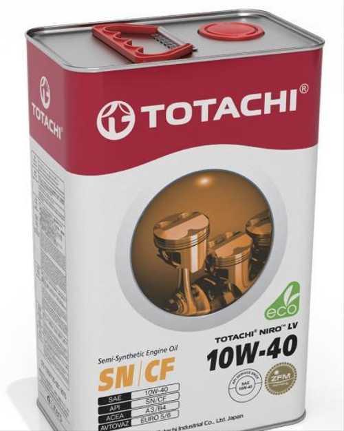 Масло totachi niro LV Semi-Synthetic SN 10W-40 4л