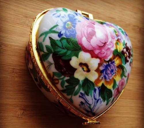 Керамическая шкатулка «Сердце»
