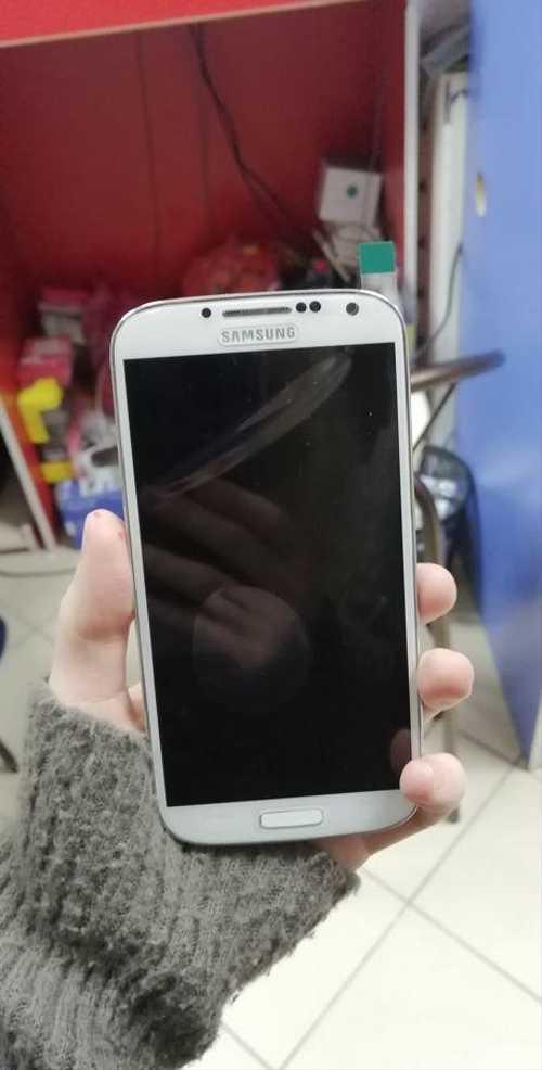 Дисплейный модуль SAMSUNG i9500 Galaxy S4 (белый)