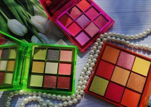 Палитра теней Huda Beauty Neon: Orange, Green, Pin