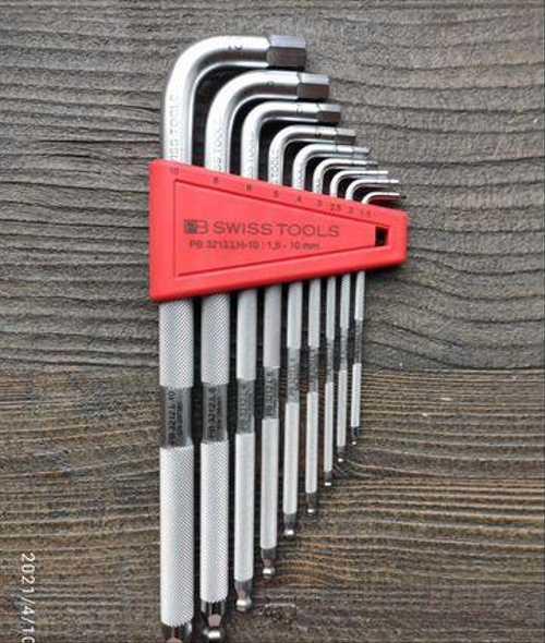 Набор длинных штифтовых ключей HEX PB Swiss Tools