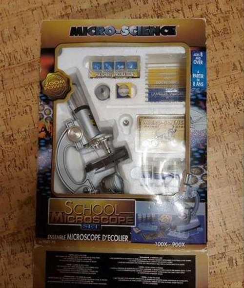 Детский Микроскоп Micro-science 100x-900x новый