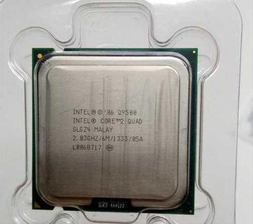 Intel сокет 2 quad. Q9500.