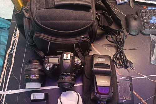Зеркальный фотоаппарат Nikon D70 Вспышка SB-800