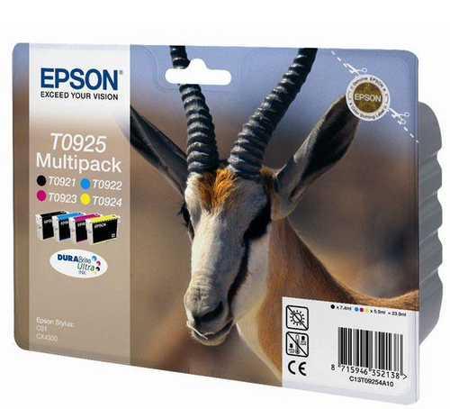 Набор картриджей Epson T0925 (C13T10854A10)