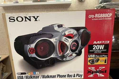 Магнитофон sony CFD-RG880CP usb/Walkman