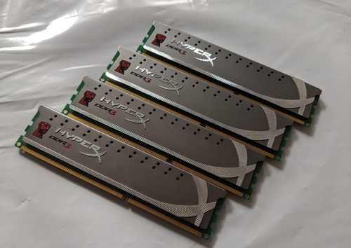 Озу Kingston HyperX 4x2Gb(8Gb) 1866мгц DDR3