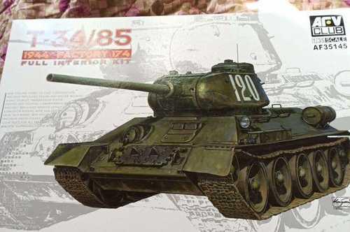 Сборная модель танка Т-34