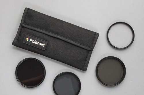 Набор фильтров в чехле Polaroid 58-62мм бу