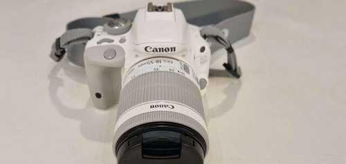 Фотоаппарат зеркальный Canon EOS 100D Kit белый