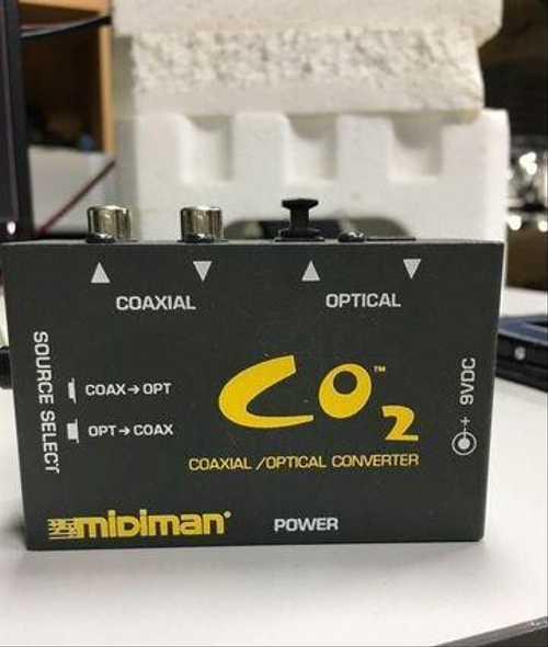 Конвертер цифрового аудио coax/optical Midiman CO2