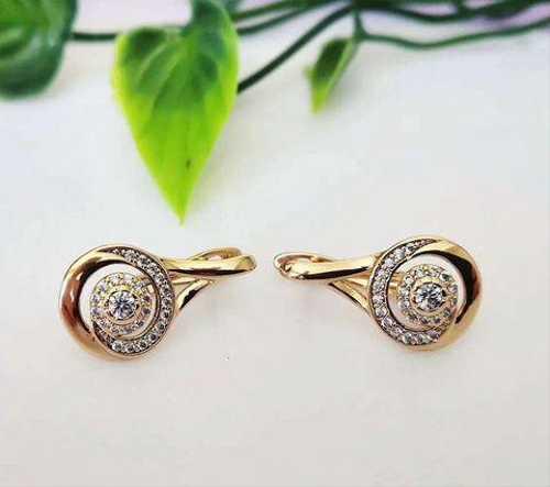 Серьги Eliane Luxe Gold
