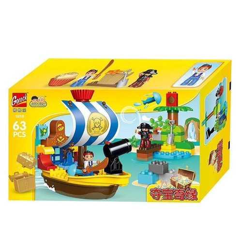 Пиратский корабль Джейка Gorock 1018 Lego Duplo