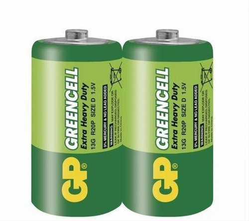 Батарейка GP R20 Greencell оптом