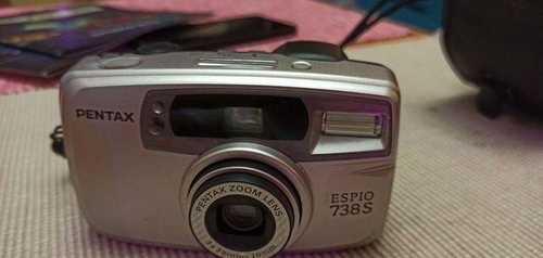 Плёночный фотоаппарат Pentax espio 738S