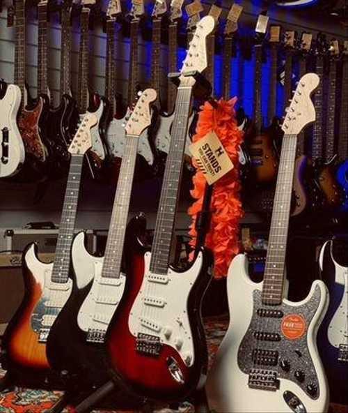 Красивые Электрогитары Stratocaster Большой Выбор