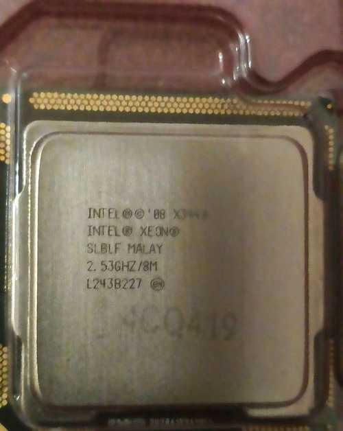 Процессор Xeon x3440 lga1156