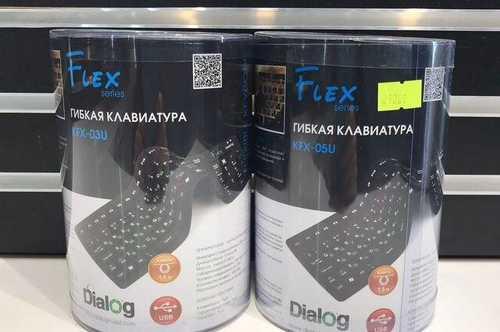 Проводная гибкая клавиатура Dialog Flex Series KFX