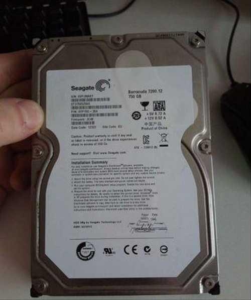 Seagate barracuda 750Gb