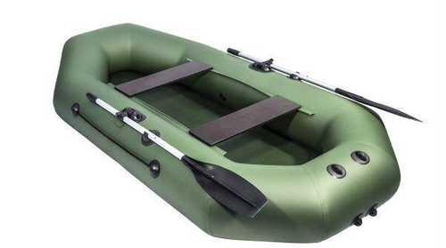 Лодка надувная пвх 260 зелёный "Аква Мастер"