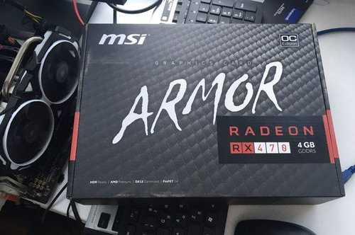 Видеокарта Msi rx 470 4 gb