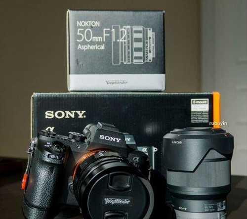 Sony ilce-7M2 Kit + Voigtlander Nokton 50mm f/1.2