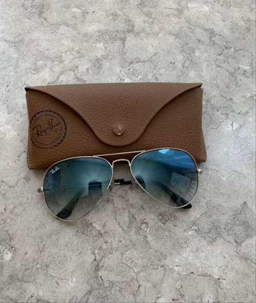 Солнцезащитные очки ray ban оригинал aviator 3025