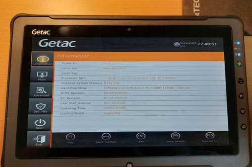 Планшет Getac f110 g3 i5-6200u/8Гб ddr4/128SSD