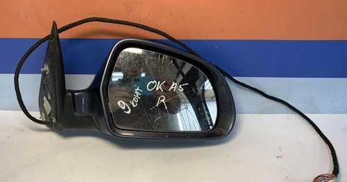 Зеркало R электро (9 контактов) Skoda Octavia A5 0