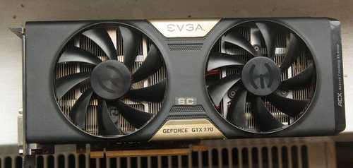 Видеокарта evga GeForce GTX 770 с артефактами