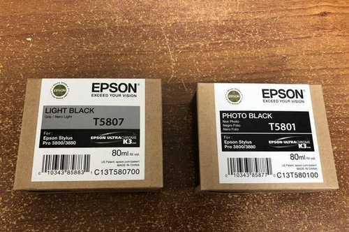 Картриджи для Epson 3800 и 3880