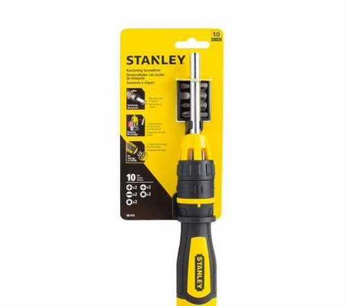 Отвертка stanley multibitс храповым механизмом