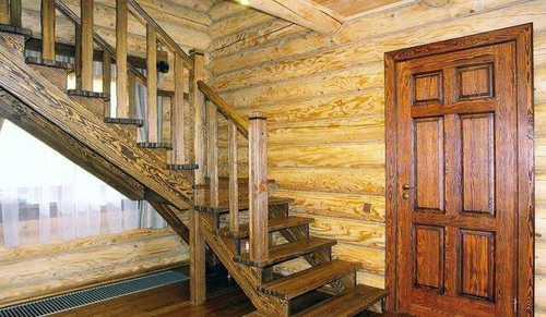 Изготавливаем лестницы из массива дерева