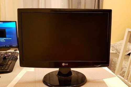 Компьютер и монитор LG 19