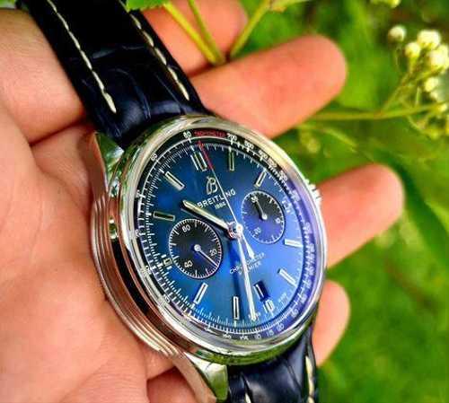 Breitling Premier chronograph blue