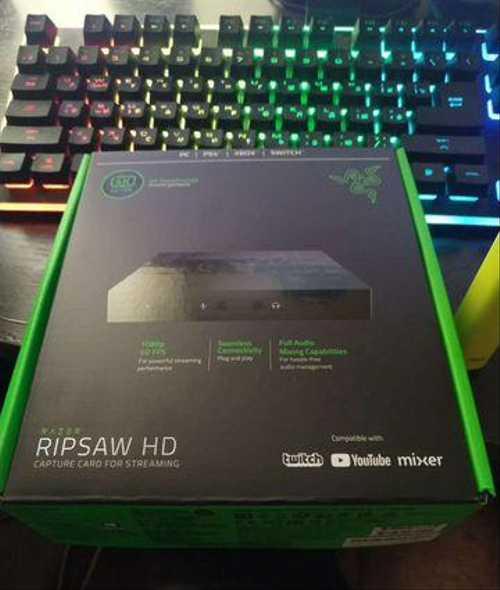 Карта видеозахвата razer ripsaw hd