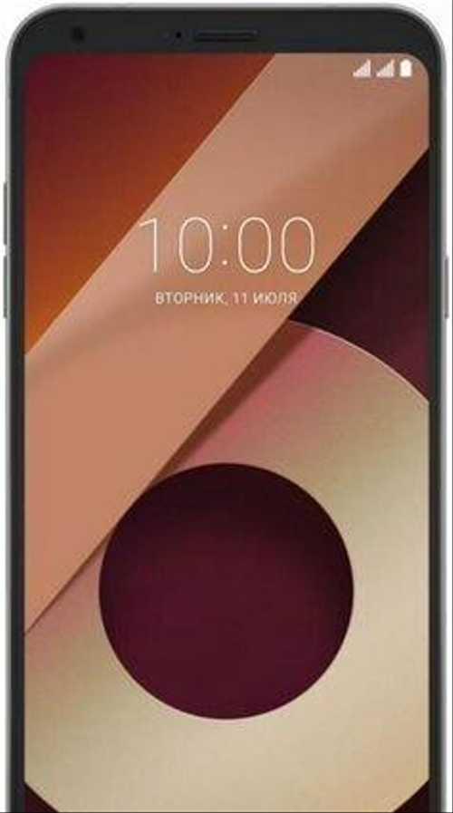 Смартфон LG Q6a M700 черно-золотистый