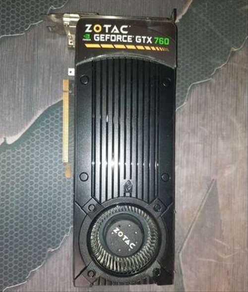 Видеокарта Zotac GTX 760 GB | Festima.Ru - Мониторинг объявлений