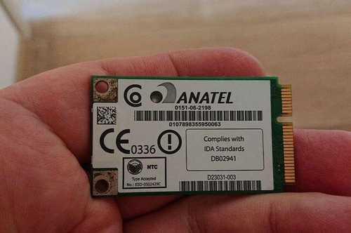 Wi-fi модуль anatel 0151-06-2198
