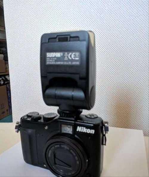 Nikon p7000 + sunpak rd2000