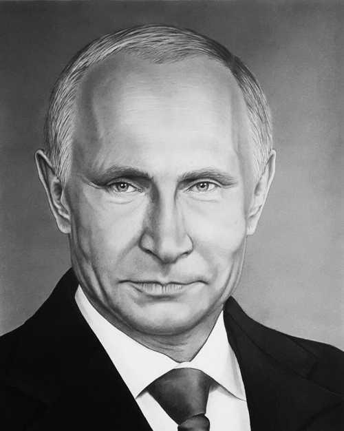 Путин нейросеть рисунок