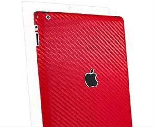 Накладка Carbon для Apple iPad 2/3 Red