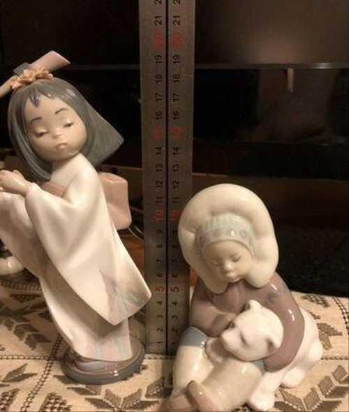 Статуэтки фарфоровые lladro флейтистка