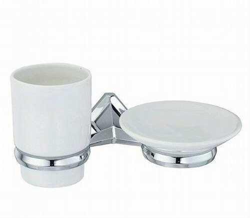 Держатель Wasserkraft Aller K-1126C стакана и мыльницы