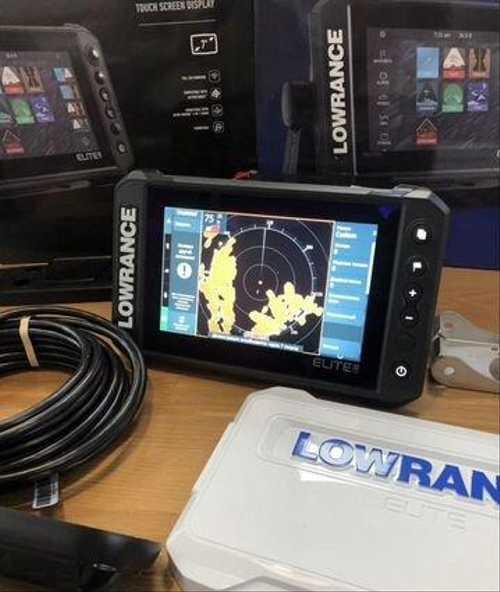 Эхолот Lowrance Elite 7 FS с датчиком и крышкой