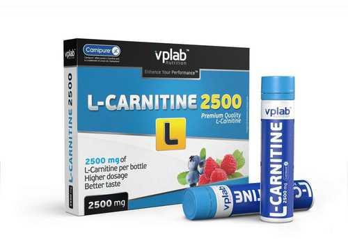 Л-Карнитин VPLab "L-Carnitine 3000", 7 х 25