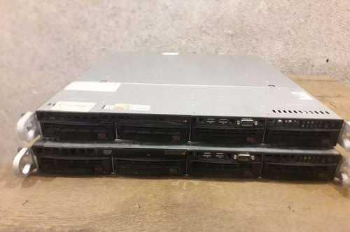 Сервера supermicro 1u 5016l/5017c