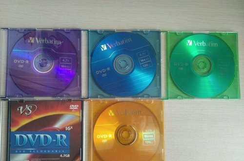 Диски DVD-R, CD-R, CD-RW новые