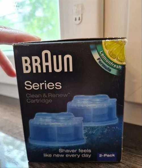 2 сменных картриджа Braun Series clean