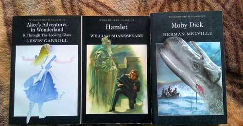 Alice, Hamlet, Moby Dick